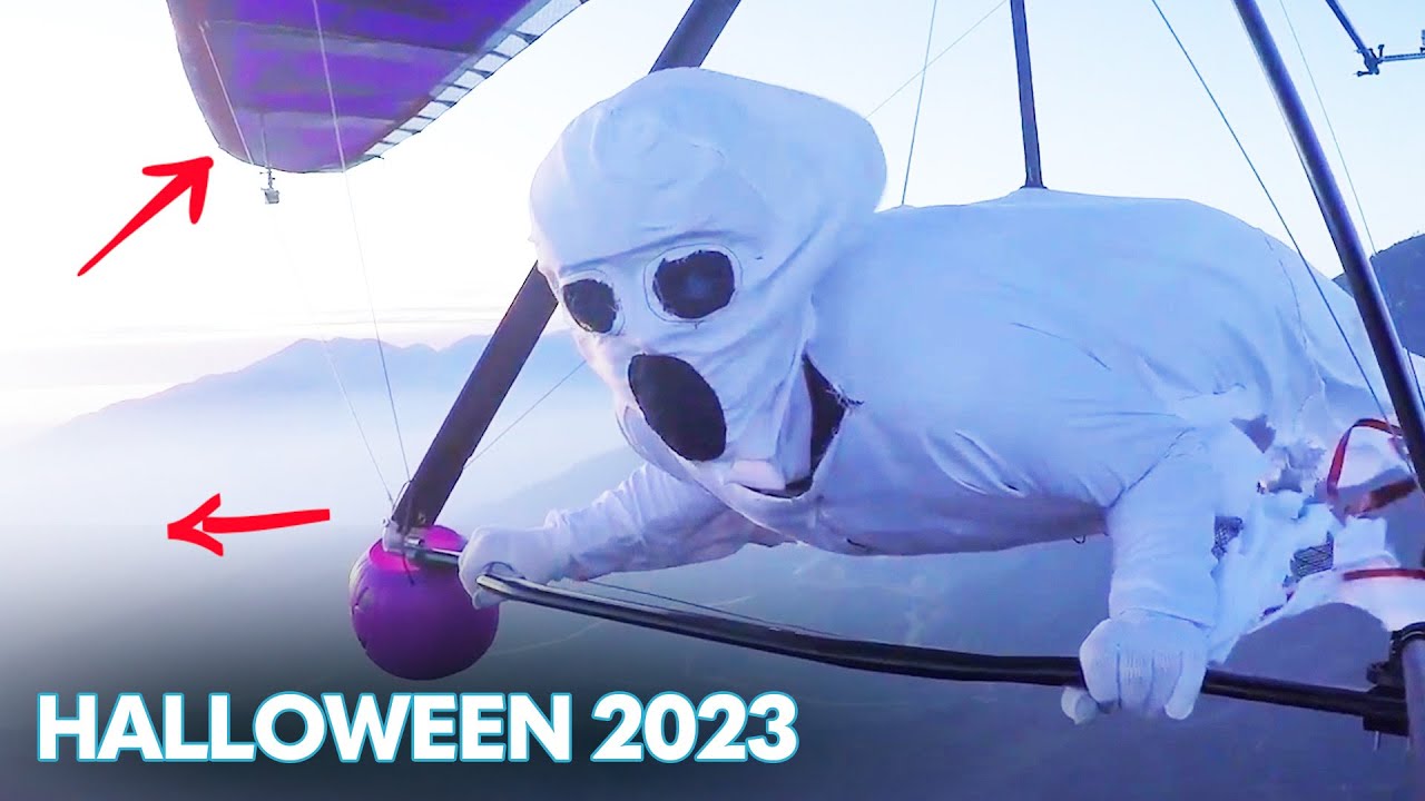 Flying In Halloween Costumes & More | People Are Awesome - YouTube