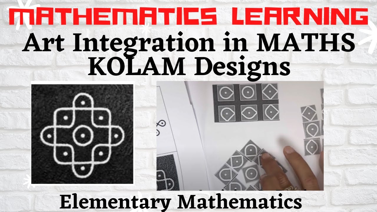 Art integration in Maths| Kolam designs - YouTube