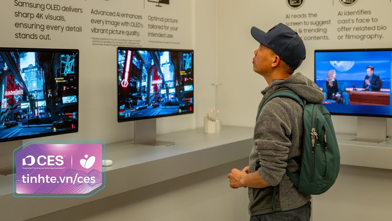Trên tay Samsung Smart Monitor M9 (M90SF): 32" OLED 4K, tích hợp sẵn Vision AI - YouTube
