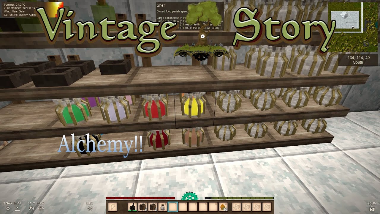 Vintage Story | ALCHEMY MOD (Making Potions) | Mod Showcase [1.18.7 ...