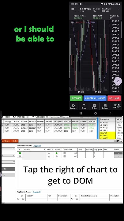 How to Place an Order Tradovate Mobile App with Replikanto Copy Trader - YouTube
