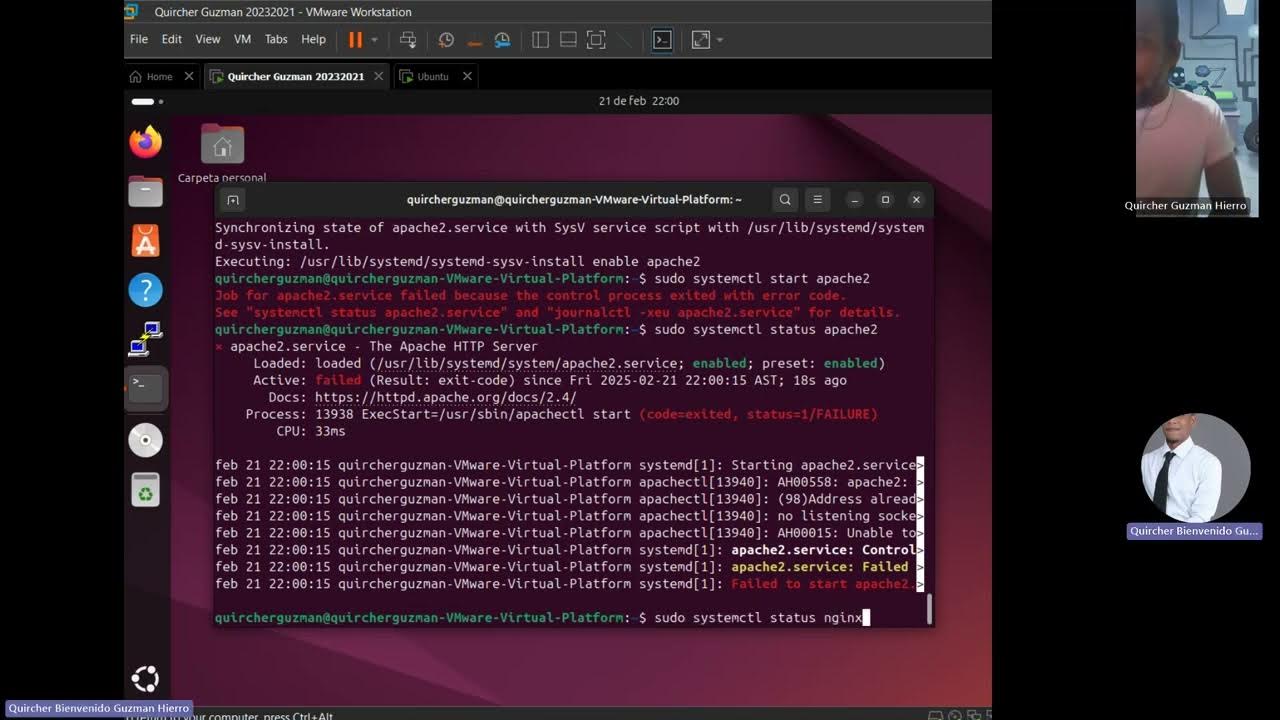 4 2 INSTALAR Y CONFIGURAR SERVIDOR WEB APACHE2 - YouTube