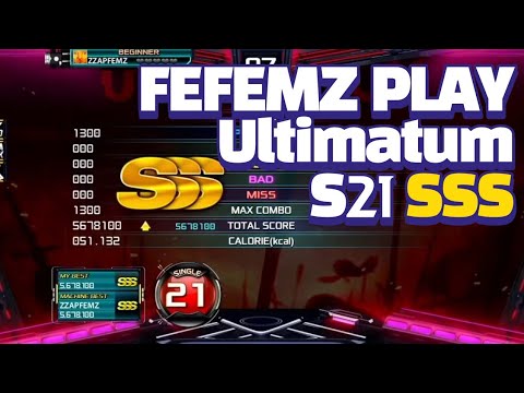 [Pump it up XX] Ultimatum S21 SSS FEFEMZ Play - YouTube