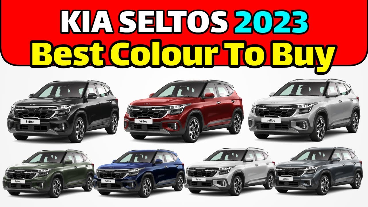 Kia Seltos Colour Options 2023 in India | Kia SELTOS Best Colour to buy ...