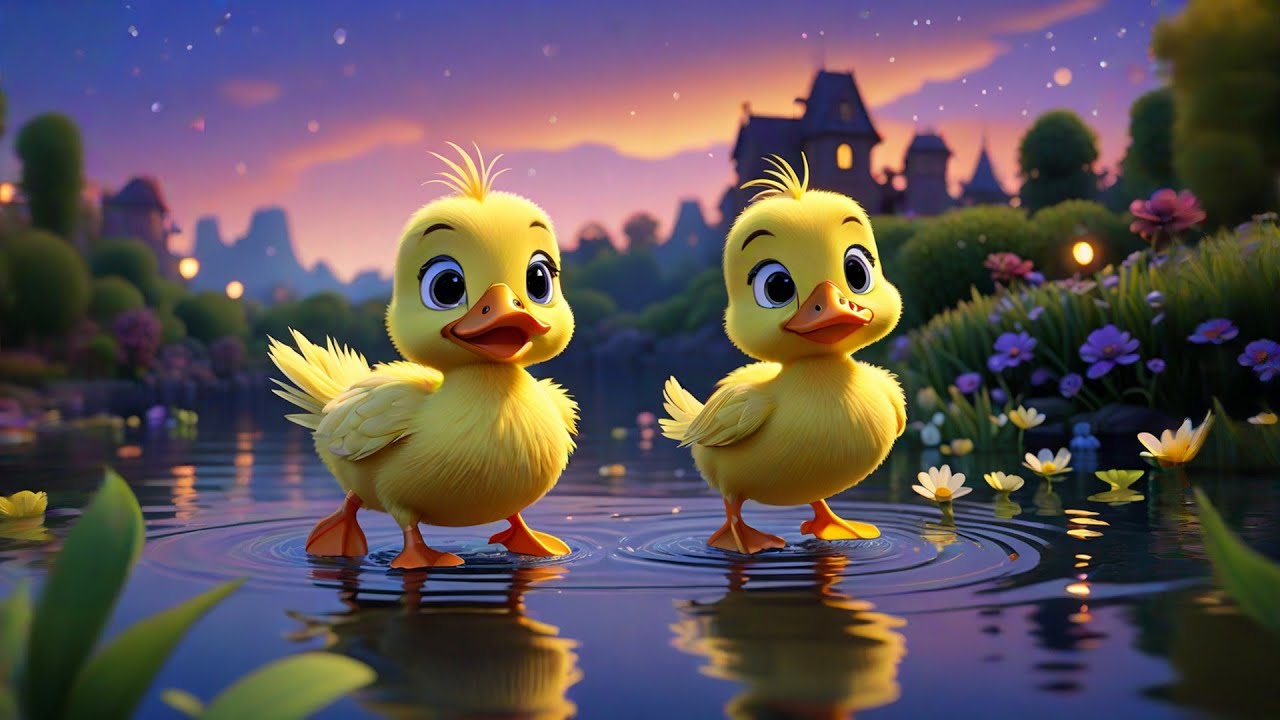 Three Fluffy Ducks Wiggle Wiggle Wiggle + More Nursery Rhymes & Kids ...