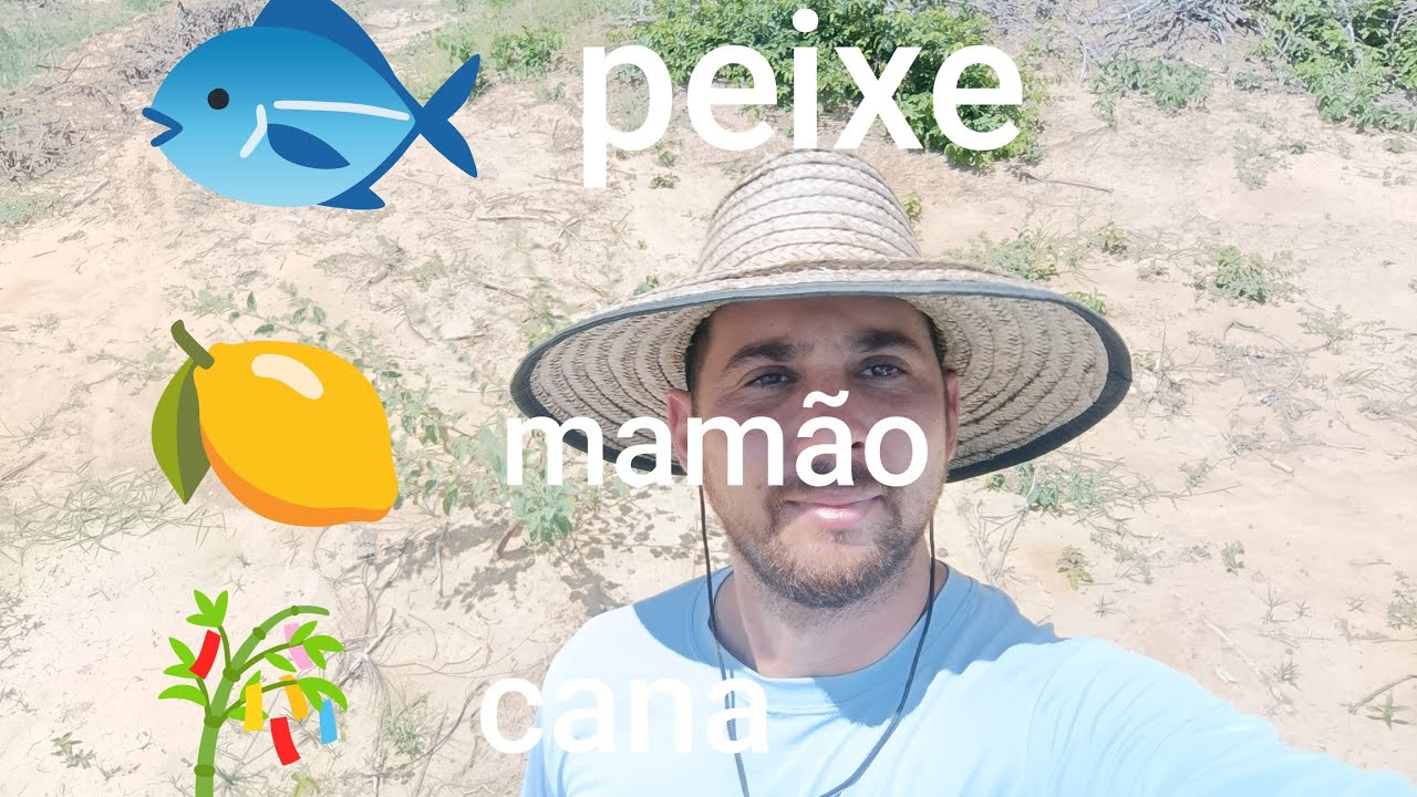 MEU TIO NEM COMEÇOU CRIAR PEIXE NO FUNDO DA CASA E TA COM UM POMAR ...