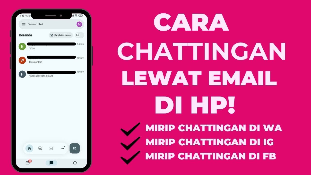 Cara Chattingan Lewat Gmail - Cara Chat Lewat Email - YouTube