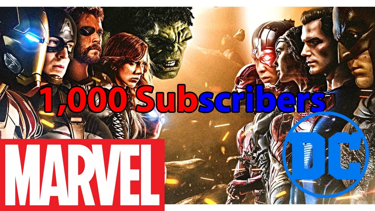 Marvel & DC Comics Crossover Music Theme Mix 1,000 Subscriber Special ...