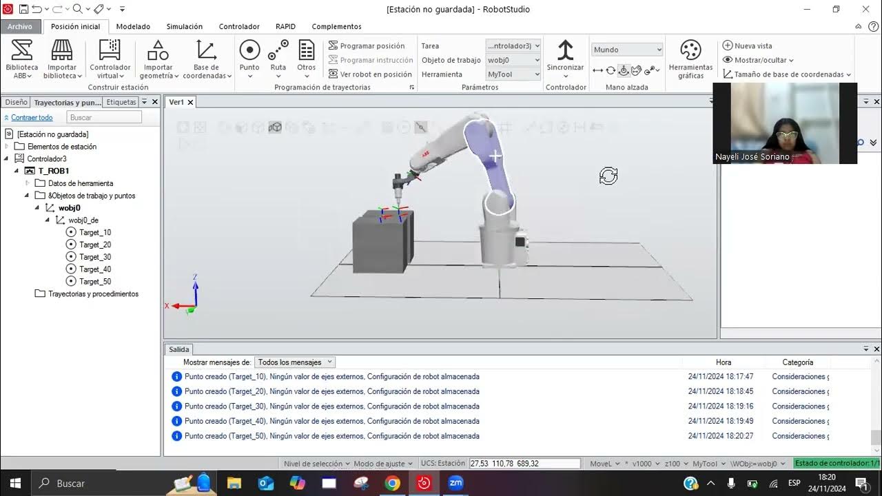 EJERCICIO EN ROBOT STUDIO - YouTube