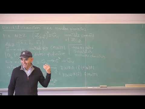 Introduction to analytic number theory 2: Dirichlet characters and Dirichlet L-functions. - YouTube