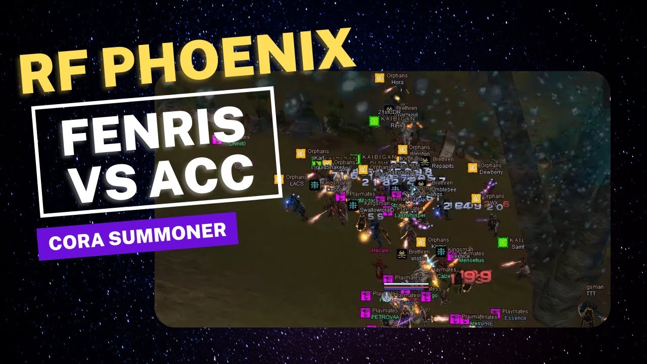 RF Phoenix PVP Ep. 1 - Cora Summoner - Fenris Guild (29-MAR-2022) - YouTube