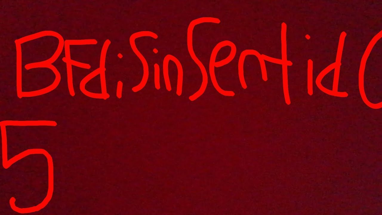 bfdi sin sentido capitulo 5 final - YouTube