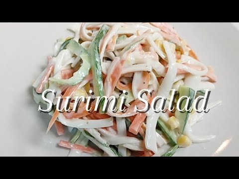 Easy Japanese Crab Salad||Surimi Salad Recipe - YouTube