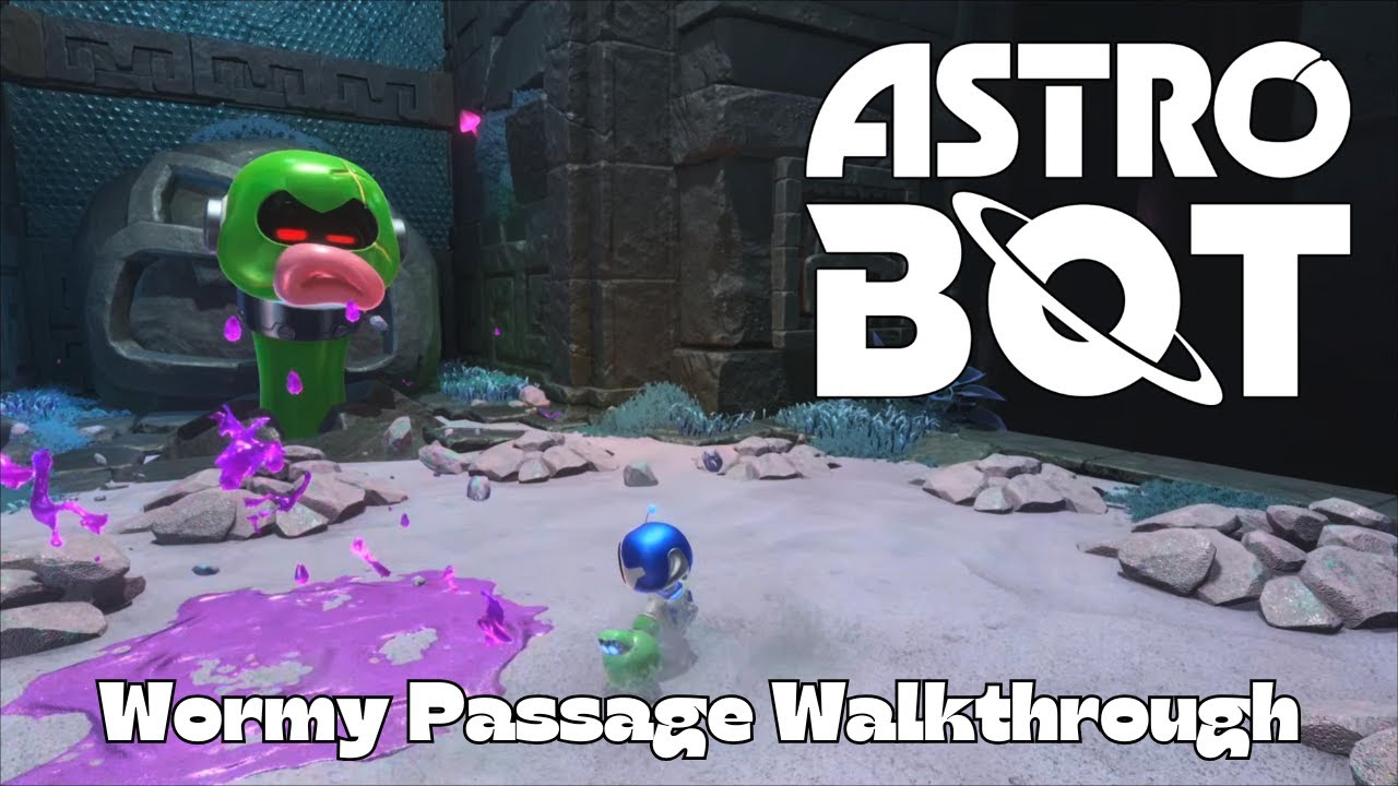 Astro Bot Wormy Passage Walkthrough - 100% All Collectibles - YouTube