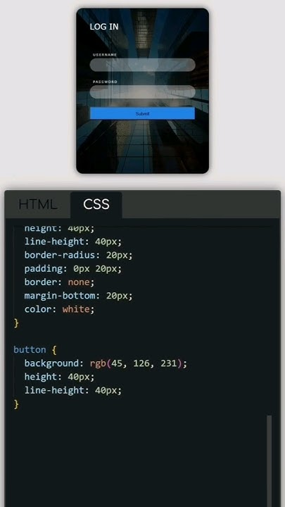 🔐 Create A Stylish Login Form With Html And Css 💻 Coding Htmlcss Programming Youtube