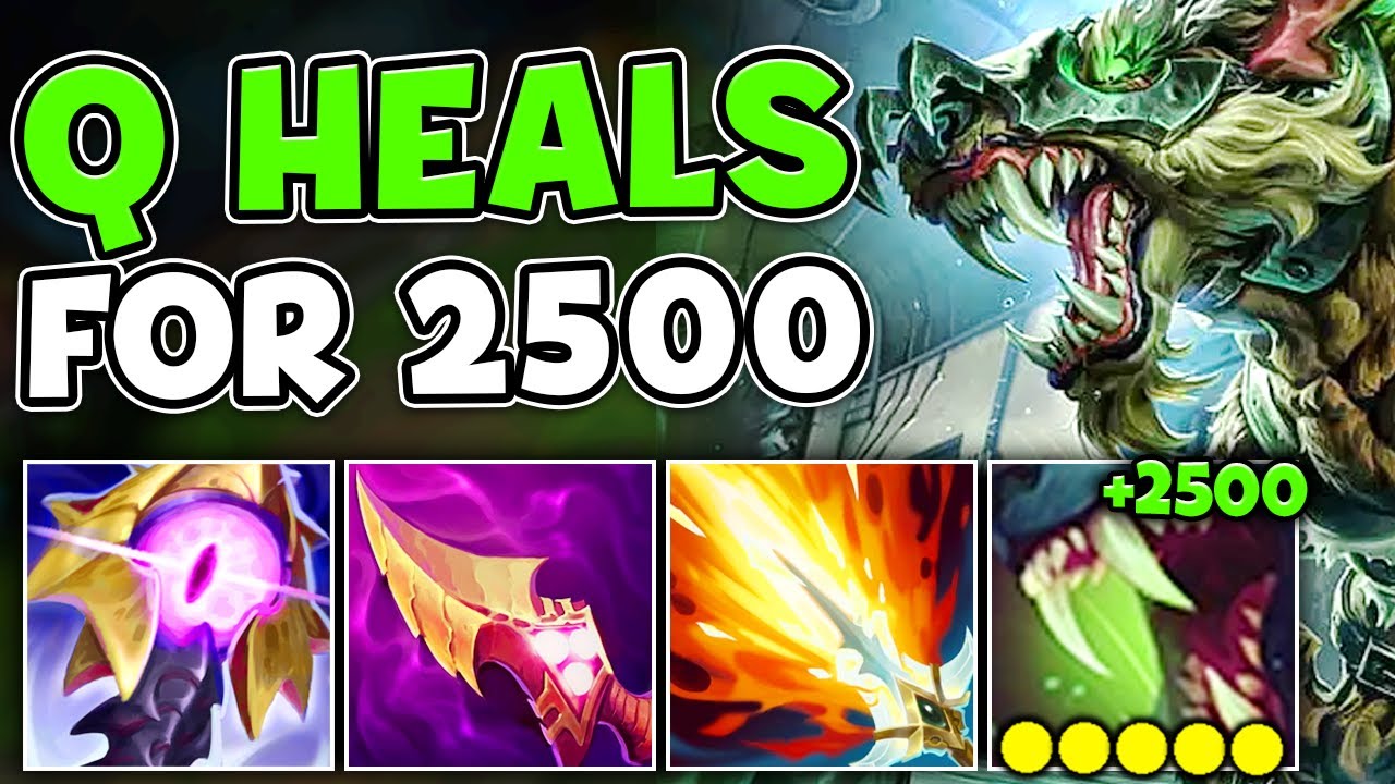 WARWICK, BUT I BUILD AP AND EVERY Q HEALS ME TO FULL (THIS IS 100% ...