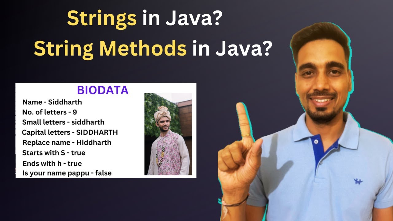 Strings In Java String Methods In Java String Method Java Demo 1899