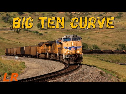 Trains Around Big Ten Curve - YouTube
