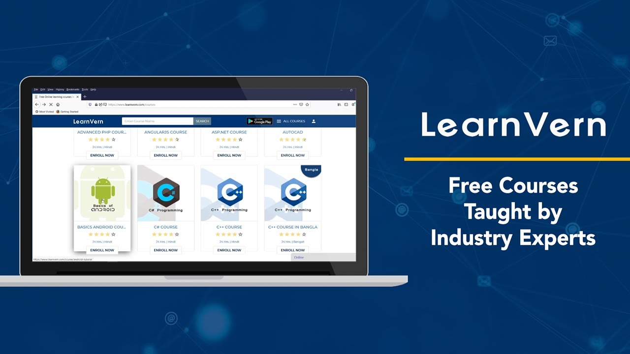 Learnvern Introduction To Free Learning Site Youtube