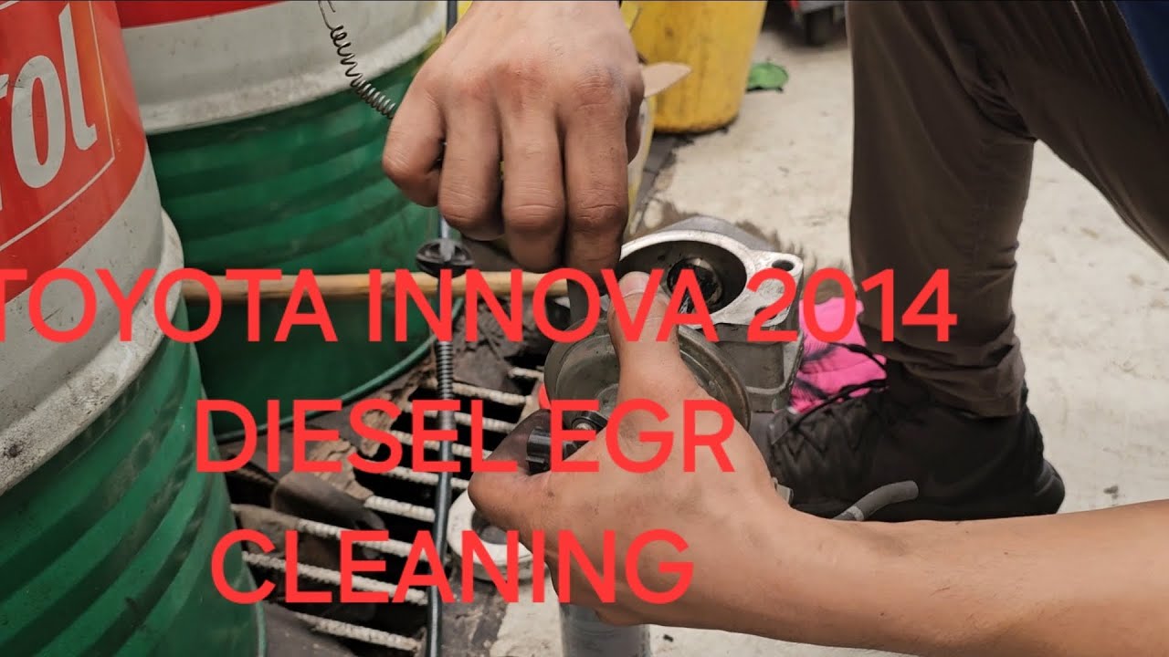 TOYOTA INNOVA EGR CLEANING NAWALA ANG ERROR SA EGR VALVE SENSOR AFTER ...