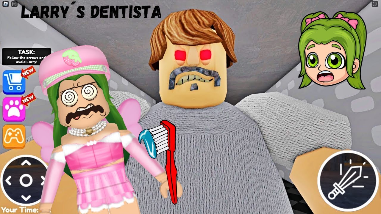 🦷LARRY´s SE CONVIRTIO EN UN DENTIATA LOCO🦷¿LOGRARE ESCAPAR? ROBLOX ...