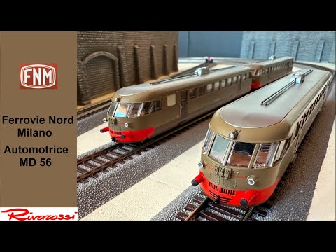 Automotrice diesel a due unità Md 520.01 + Md 520.02 Ferrovie Nord Milano RIVAROSSI: - YouTube
