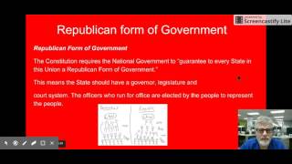Republican Form Of Government