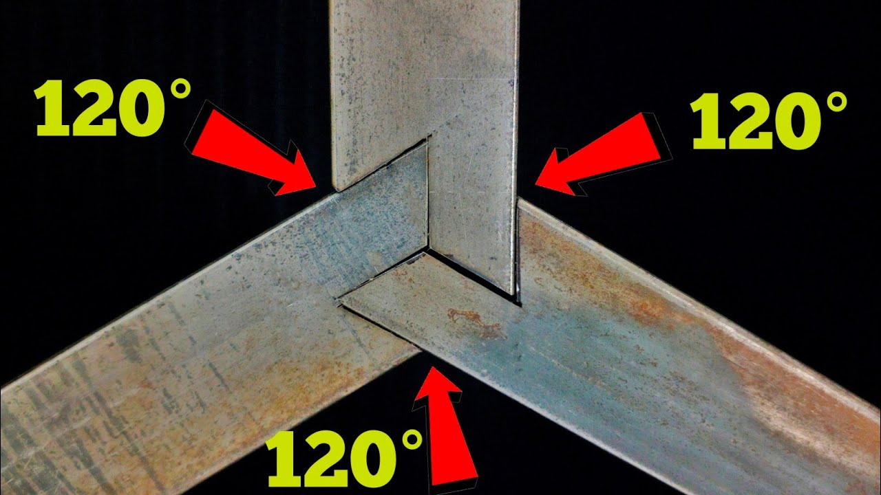 120 Degree Square Tube Joint Ideas - YouTube
