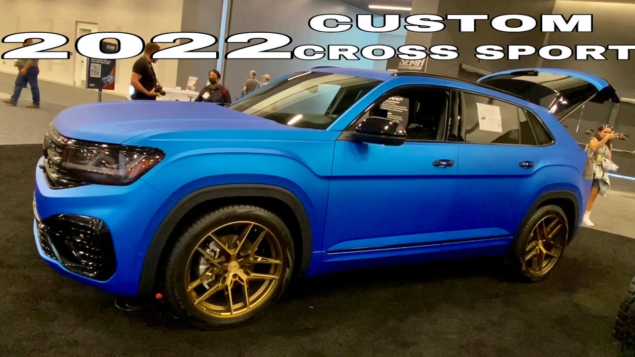 Lowered Satin Blue Wrapped 22’ Atlas Cross Sport - YouTube