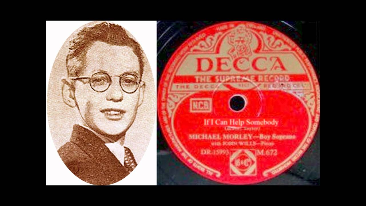 Master Michael Morley (boy soprano) sings If I can Help Somebody, with ...