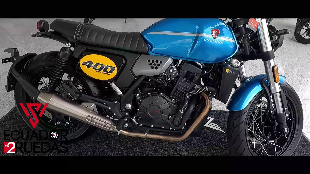 ZONGSHEN CYCLONE 400 SCRAMBLER - YouTube