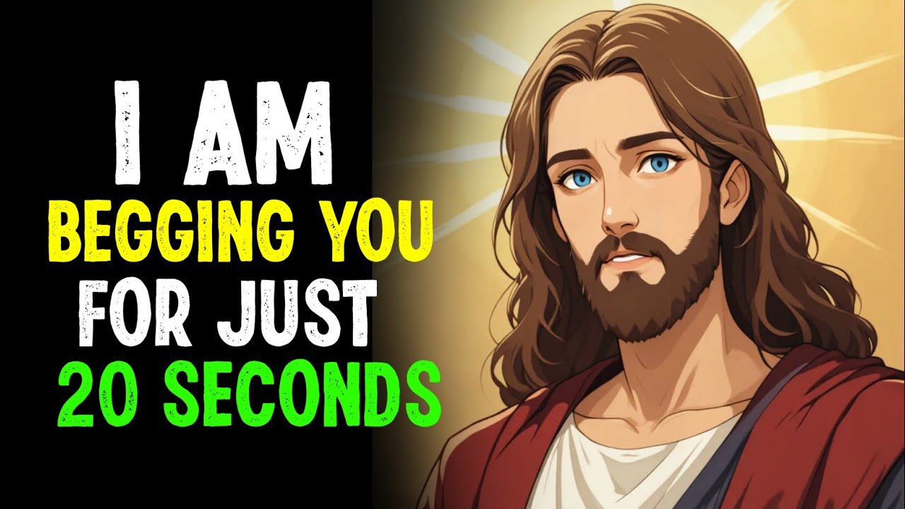 I Am Begging You For Just 20 Seconds | Gods message today | God's ...