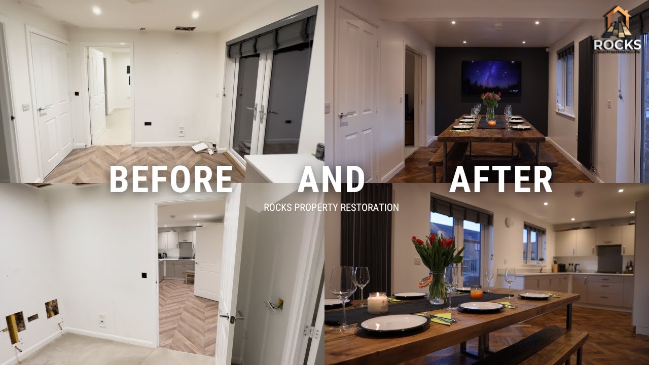 Edinburgh New Build Property Renovation | Before & After Montage - YouTube