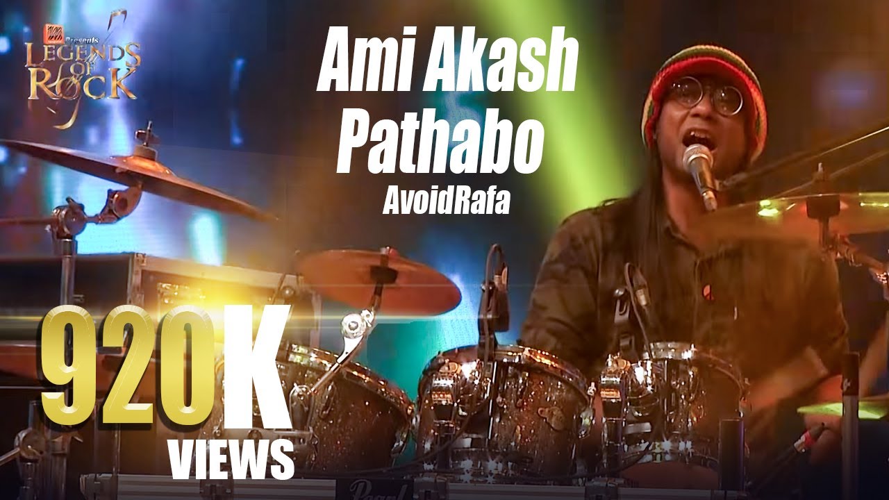 Ami Akash Pathabo | AvoidRafa | Banglalink present's Legends of Rock - YouTube