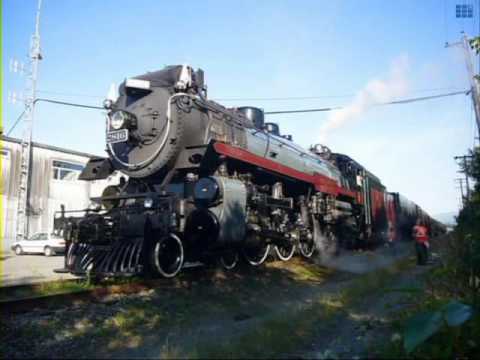 CPR 2816 steam train (Canada) 2007 - YouTube