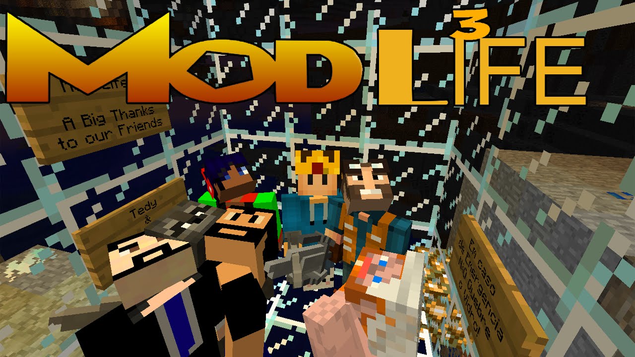 NOVA SÉRIE Muitas MORTES e Novo MOD[EP01]ModLife3 Minecraft modpack[1.7 ...