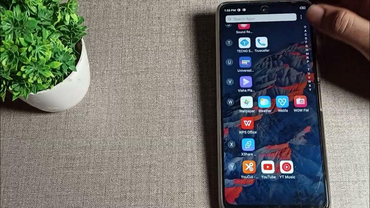 How to set 3 Button Navigation in Tecno camon 18 phone, set button navigation - YouTube