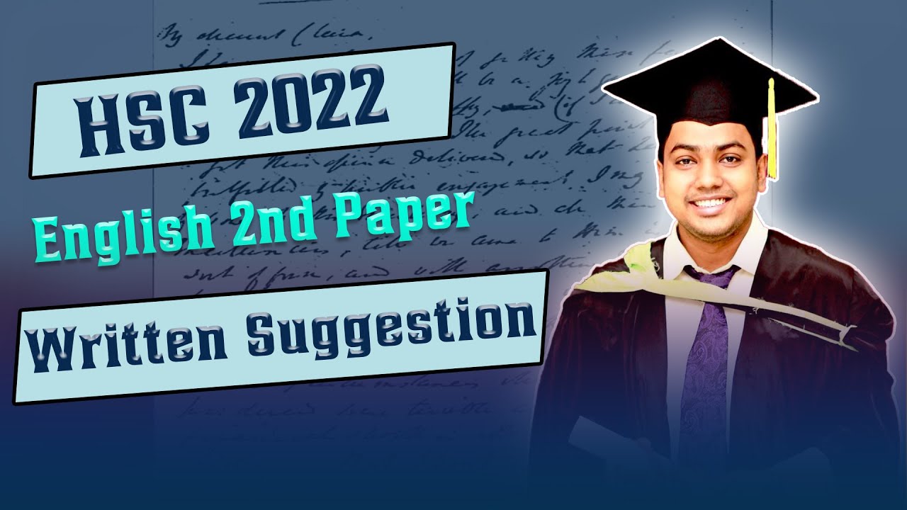 HSC 2022 English 2nd paper Writing Suggestion - YouTube
