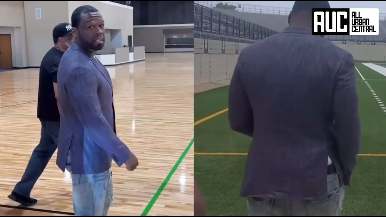 50 Cent Gives Tour Of G-Unit Studios w Indoor Basketball Court And ...