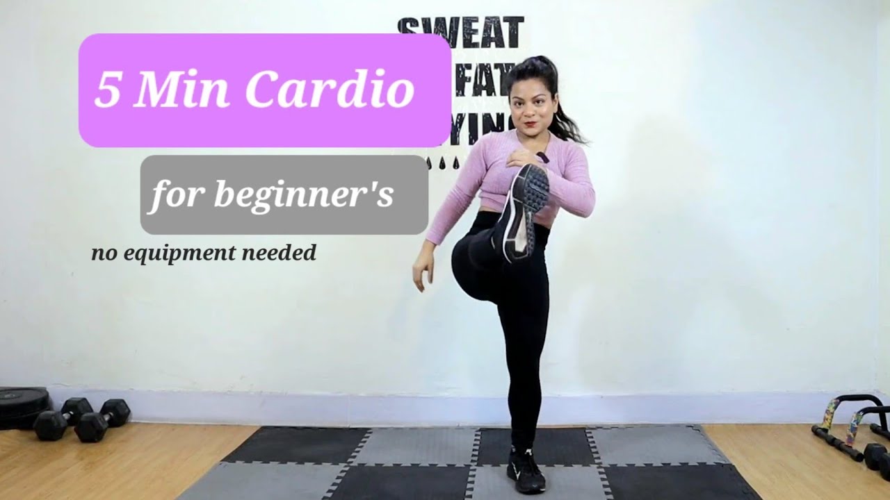 At home 5 Min Cardio for weight |quick and easy workout|#cardioworkout ...
