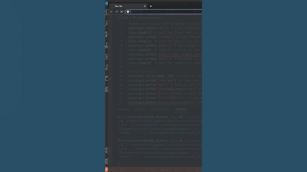 Pyautogui Automate Your Mouse And Keyboard Youtube