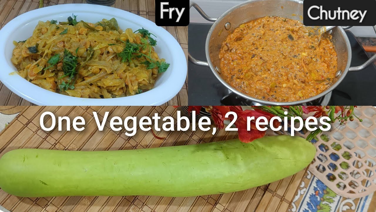 Bottle Gourd Recipes | Sorakaya Fry | Sorakaya Chutney | Anpakaya Fry ...