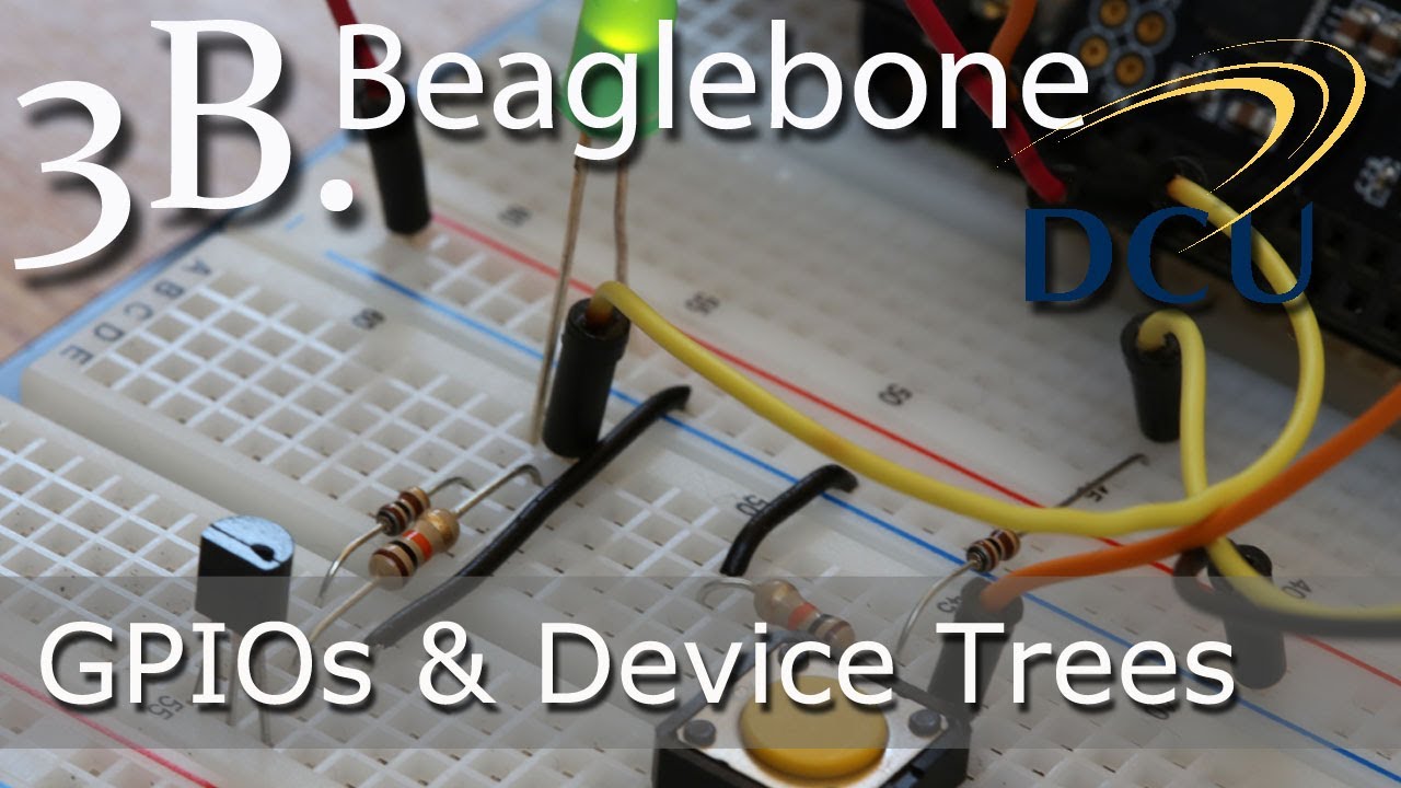 Beaglebone Introduction To Gpios Using Device Tree Overlays Under Linux 38 Youtube