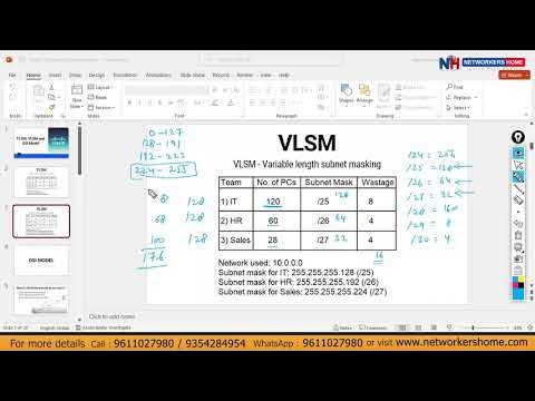 FLSM vs VLSM: Simple Subnetting Tutorial And OSI Model Explained | CCIE Training #networkershome ...