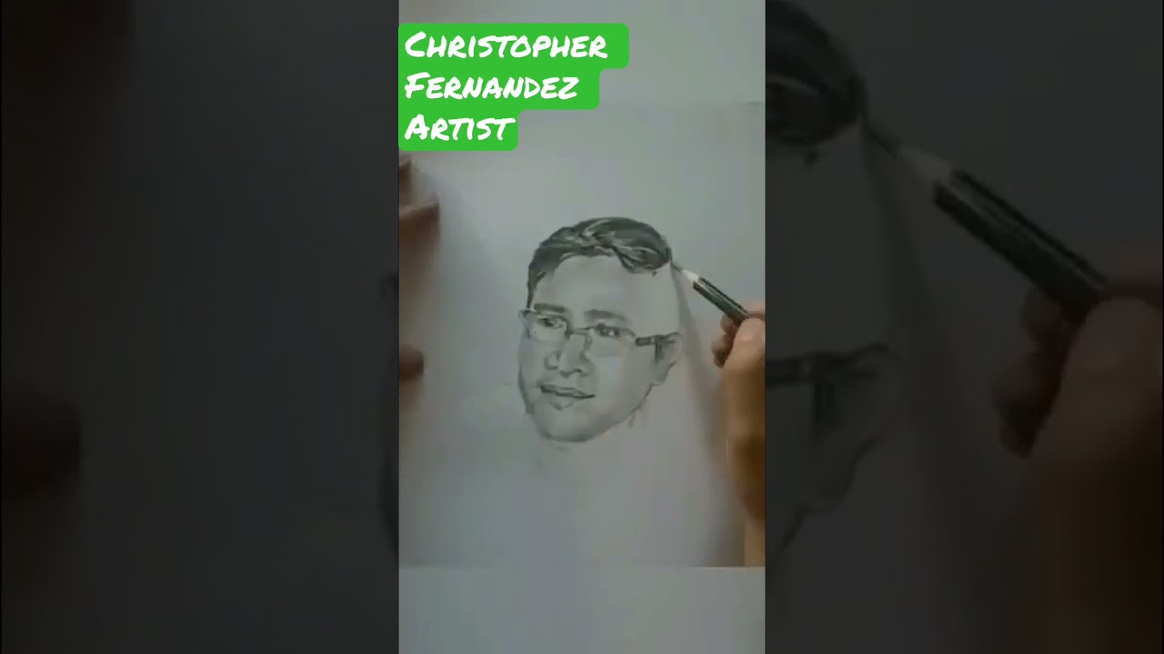 Timelapse Sketch Of My Self || Artist || Christopher Fernandez - YouTube