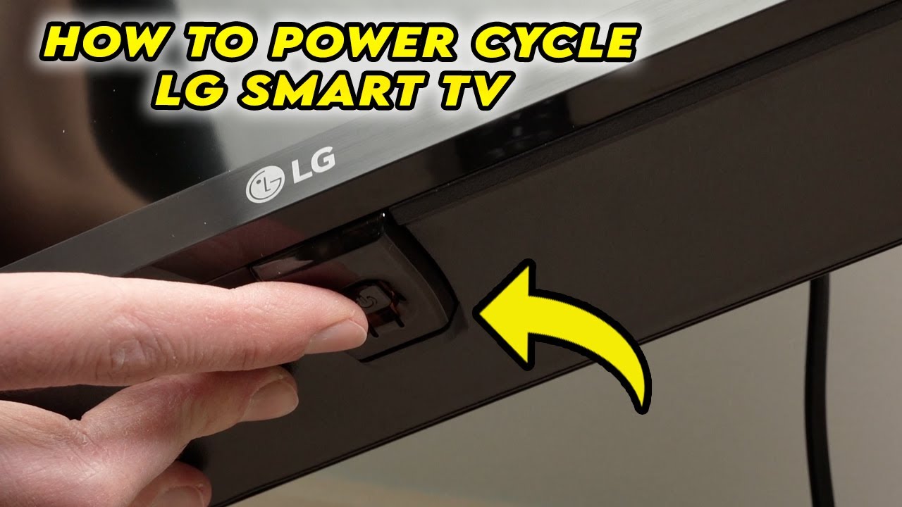LG Smart TV: How to Power Cycle - Full Restart - YouTube
