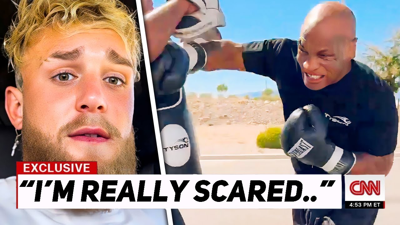 Jake Paul PANICS Over Mike Tyson NEW Training Video At 57 Years Old ...