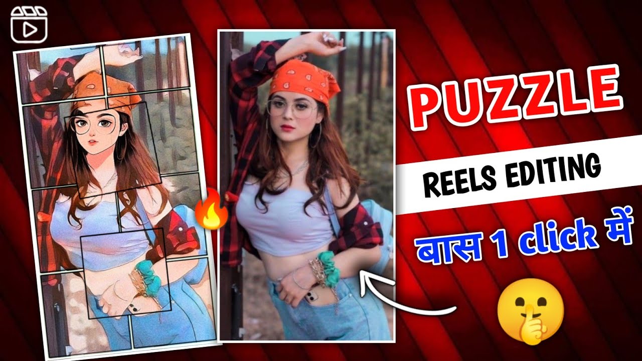 New Puzzle Reels Video Editing | Instagram Trending Reels Video Editing ...