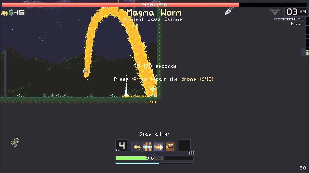 [IGP] Risk Of Rain, 2: The Magma Worm And His Horde - YouTube