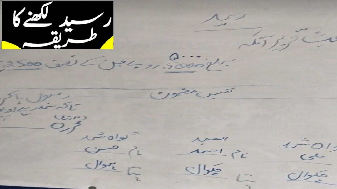 1st year Urdu application letter raseed pattern 🔥 2024 | Urdu guess ...